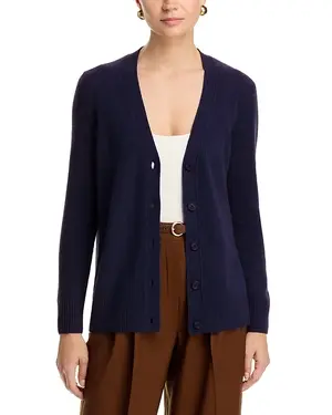 Bloomingdale'S V-neck Cardigan - Navy