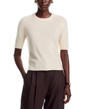 Bloomingdale'S Crewneck T Shirt Cashmere Sweater, Exclusive - Ecru
