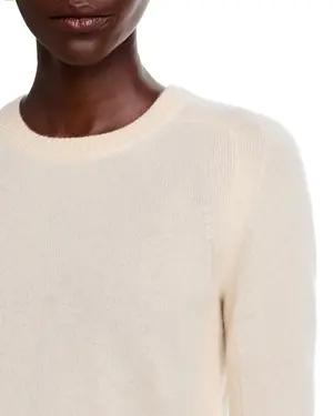 Bloomingdale'S Short Sleeve Crewneck Sweater Exclusive - Ecru