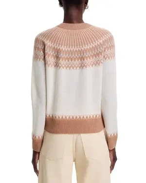 Bloomingdale'S Fair Isle Crewneck Sweater