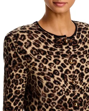 TOCCIN Indira Wool Cropped Cardigan Sweater