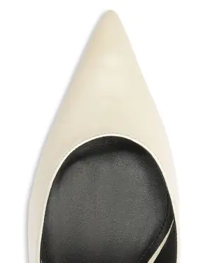 Schutz Paola Patent Slingback Pumps - Sugar White