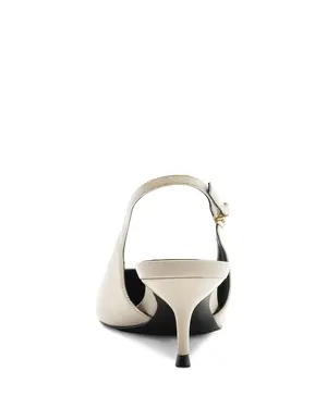 Schutz Paola Patent Slingback Pumps - Sugar White