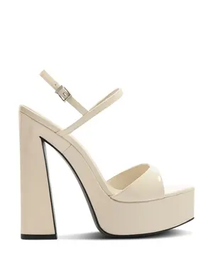 Schutz Arlene Patent Platform Sandals