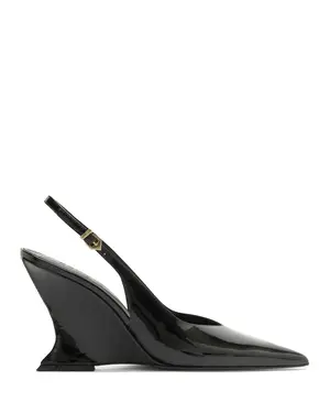 Schutz Siena Patent Buckled Slingback Pumps