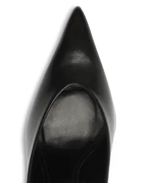 Schutz Loren Calf Hair Pointed Pumps