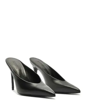 Schutz Loren Calf Hair Pointed Pumps