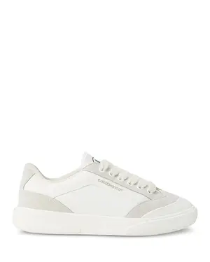 Casablanca Lace Up Low Top Sneakers - White