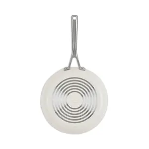 KITCHENAID 10 Piece Hard Anodized Ceramic Induction Cookware Set - White