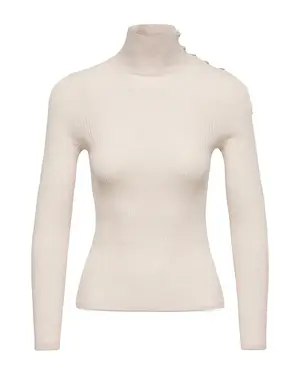 Moncler Merino Wool Turtleneck Sweater - Natural