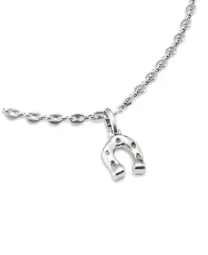 UNODE50 Sterling Plated Horseshoe Charm