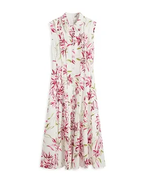 HOBBS LONDON Della Floral Midi Dress