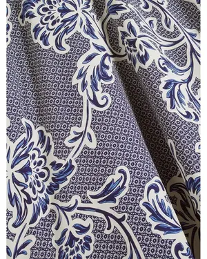 HOBBS LONDON Sidonie Floral Midi Dress - Blue Cream