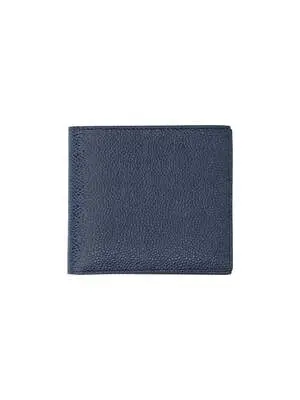 Thom Browne Pebbled Leather Bifold Wallet - Blue