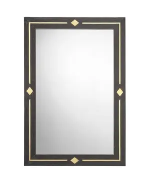 JAMIE YOUNG CO. Lloyd Wood Rectangle Mirror - Black