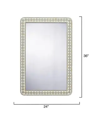 JAMIE YOUNG CO. Penny Wood Rectangle Wall Mirror