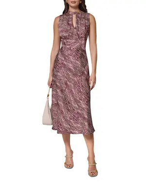 Donna Karan New York Sleeveless Keyhole Midi Dress
