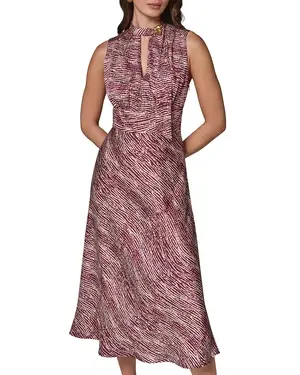 Donna Karan New York Sleeveless Keyhole Midi Dress