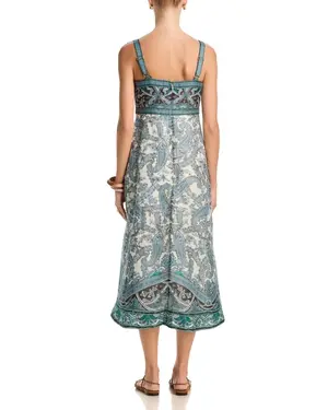 Veronica Beard Rye Linen & Silk Blend Dress