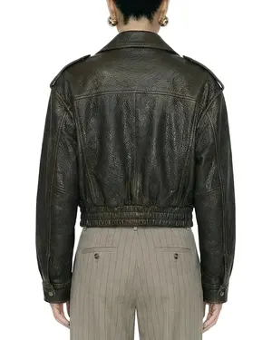 Ronny Kobo Medea Leather Moto Jacket
