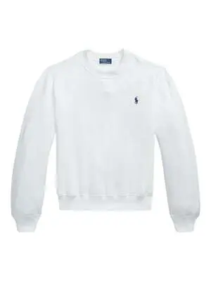Ralph Lauren Crewneck Logo Sweater - White