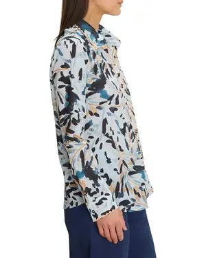 NIC+ZOE Garden Shade" Printed Crinkle Shirt