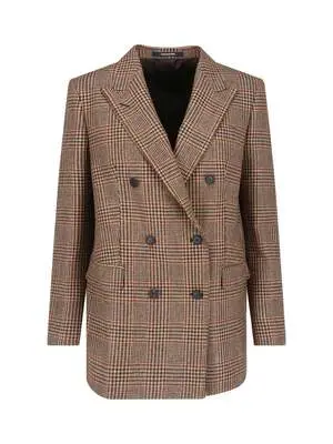 Tagliatore Wool-cashmere Tailored Jacket - Brown