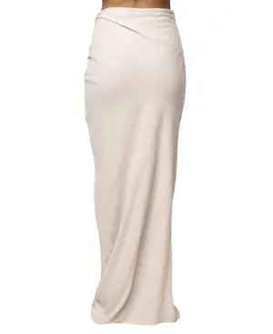 JLUXLABEL Noelia Linen Maxi Skirt With Rope Detail