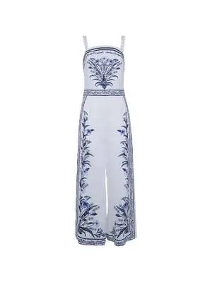 Farm Rio Sleeveless Jumpsuits