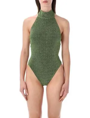 Oseree Marylin Mini Dress - Green