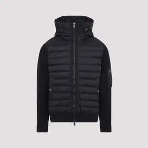 Moncler Polyamide Cardigan Jacket - Black