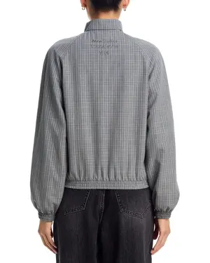 Acne Studios Plaid Bomber Jacket