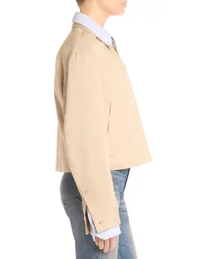 Acne Studios Layered Cotton Jacket - Pale Beige