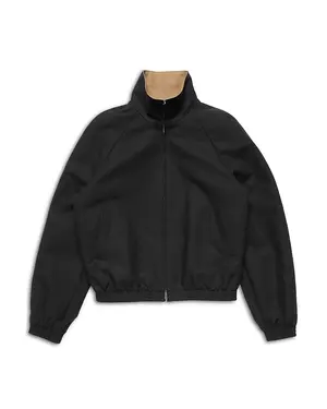 Acne Studios Stand Collar Zip-up Jacket - Black