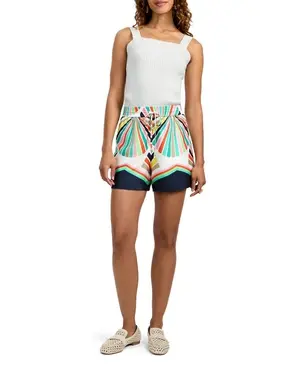 Trina Turk Beachgoer Printed Modal Drawstring Short