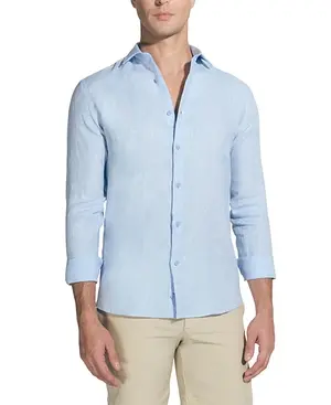MOEVA James Linen Shirt - Blue