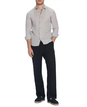 MOEVA James Linen Shirt - Grey