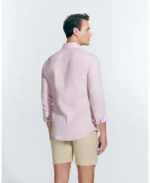 MOEVA James Linen Shirt - Pink