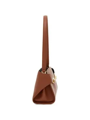 FERRAGAMO Hug E/w Leather Shoulder Bag