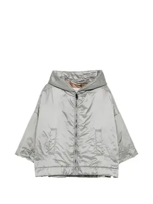 Max Mara Nylon Padded Blouson Jacket - Grey
