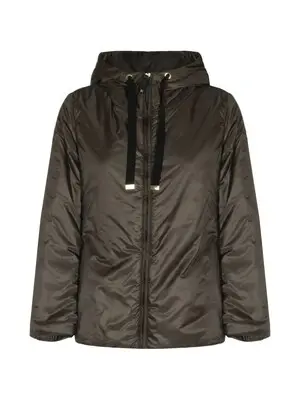Max Mara Nylon Padded Blouson Jacket - Green