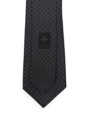 Gucci Gg Jacquard Silk Tie