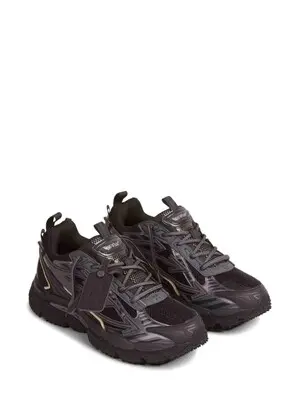 Off-White Be Right Back" Lace-up Athletic Sneakers - Black