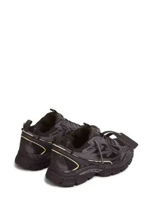 Off-White Be Right Back" Lace-up Athletic Sneakers - Black