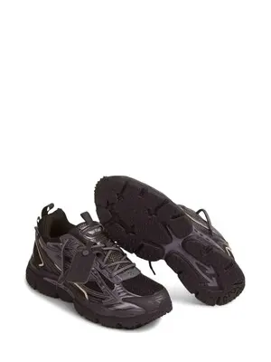 Off-White Be Right Back" Lace-up Athletic Sneakers - Black