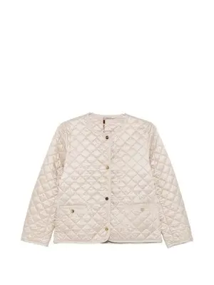 Max Mara Quilted Blouson Jacket - Beige