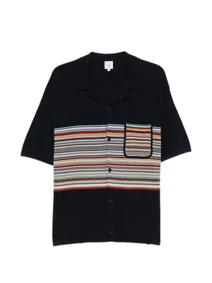 Paul Smith Signature Stripe Polo Shirt - Blue