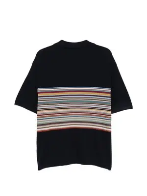 Paul Smith Signature Stripe Polo Shirt - Blue