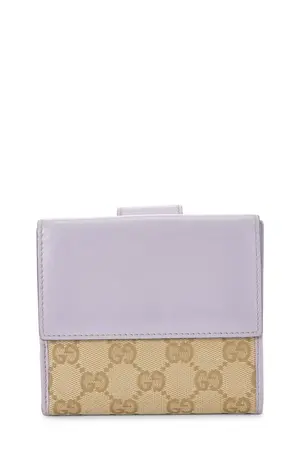 Gucci Original Gg Canvas French Compact Wallet