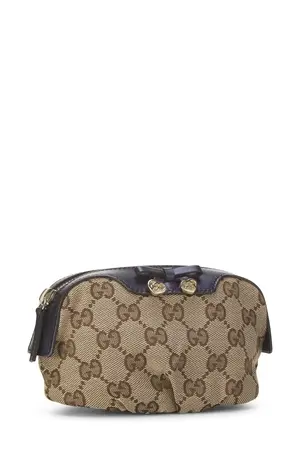 Gucci Gg Canvas Lovely Heart Cosmetic Pouch